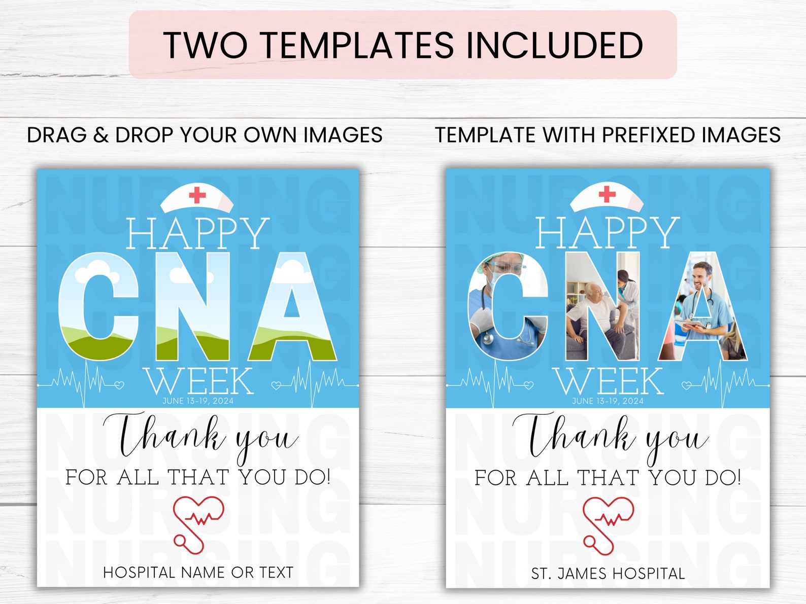 Happy CNA Week Flyer | Nursing Assistant Week | Nurse Appreciation ...