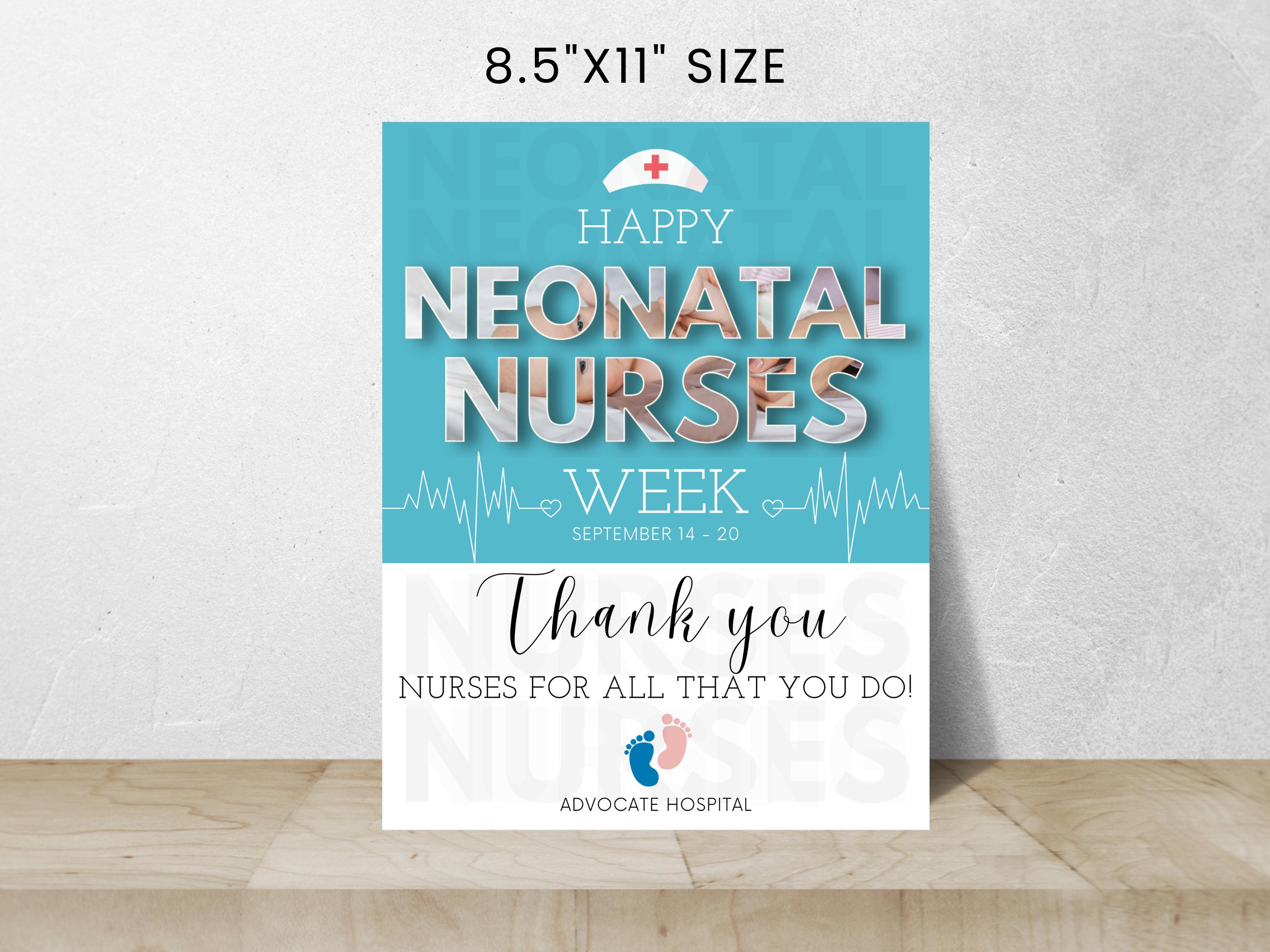 Neonatal Nurses Week Flyer | Happy Neonatal Nurses Week | Nurse ...
