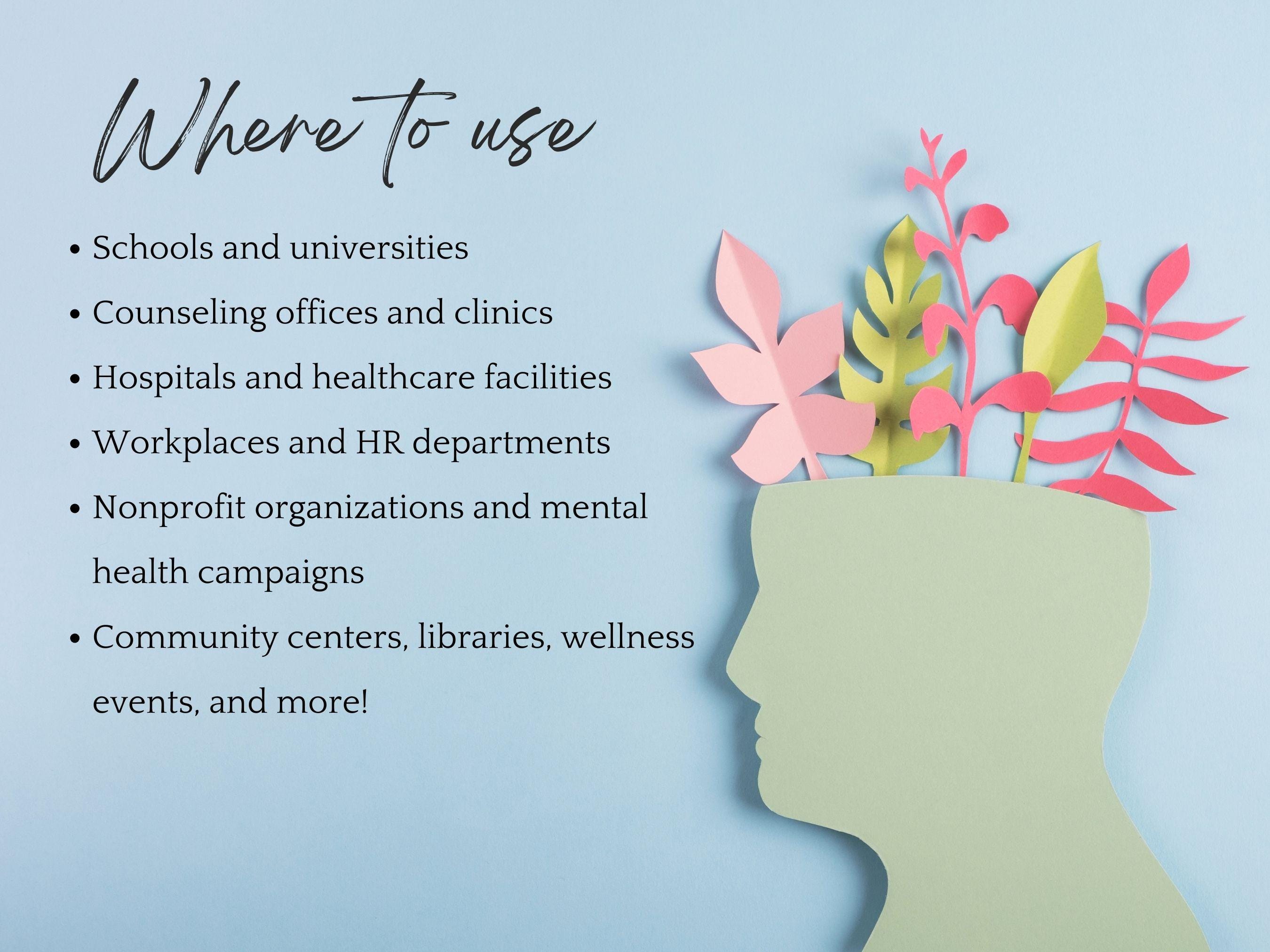 Mental Health Awareness Poster Canva Template | Editable Printable ...