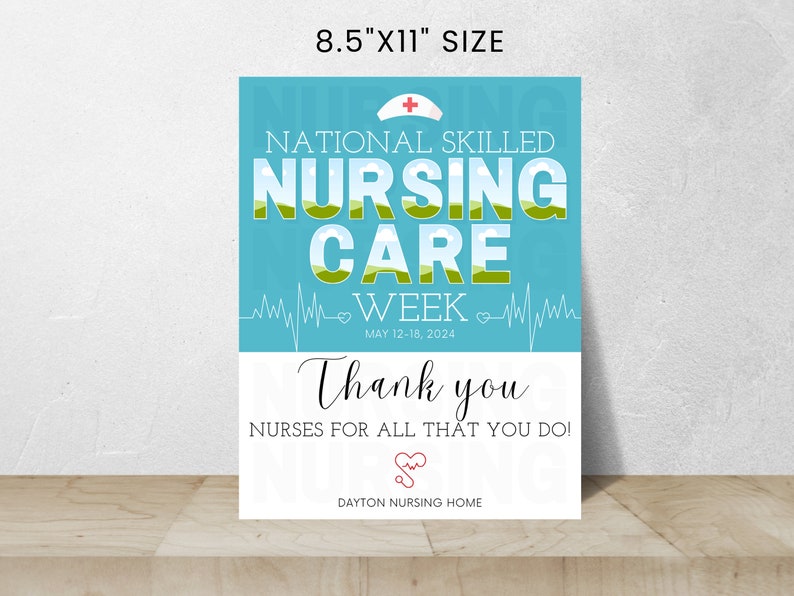 Skilled Nursing Home Week Flyer | Nursing Care Week | Nurse ...