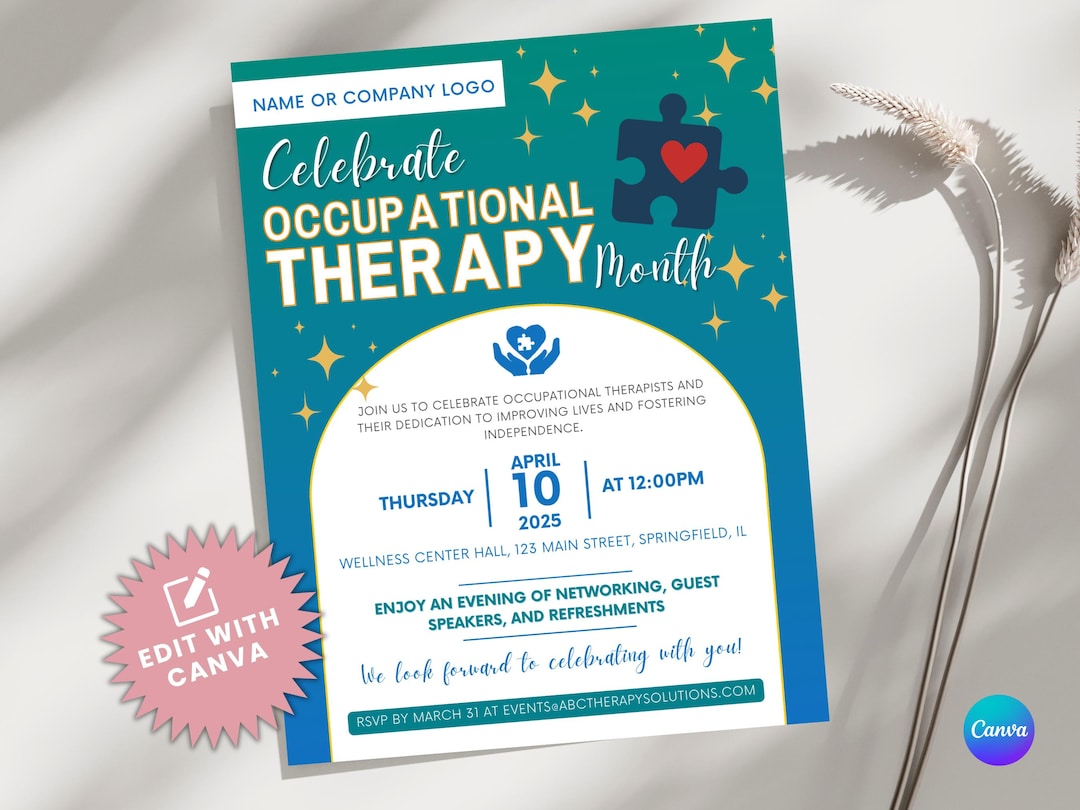 Occupational Therapy Month Flyer | Special Education & Therapy ...