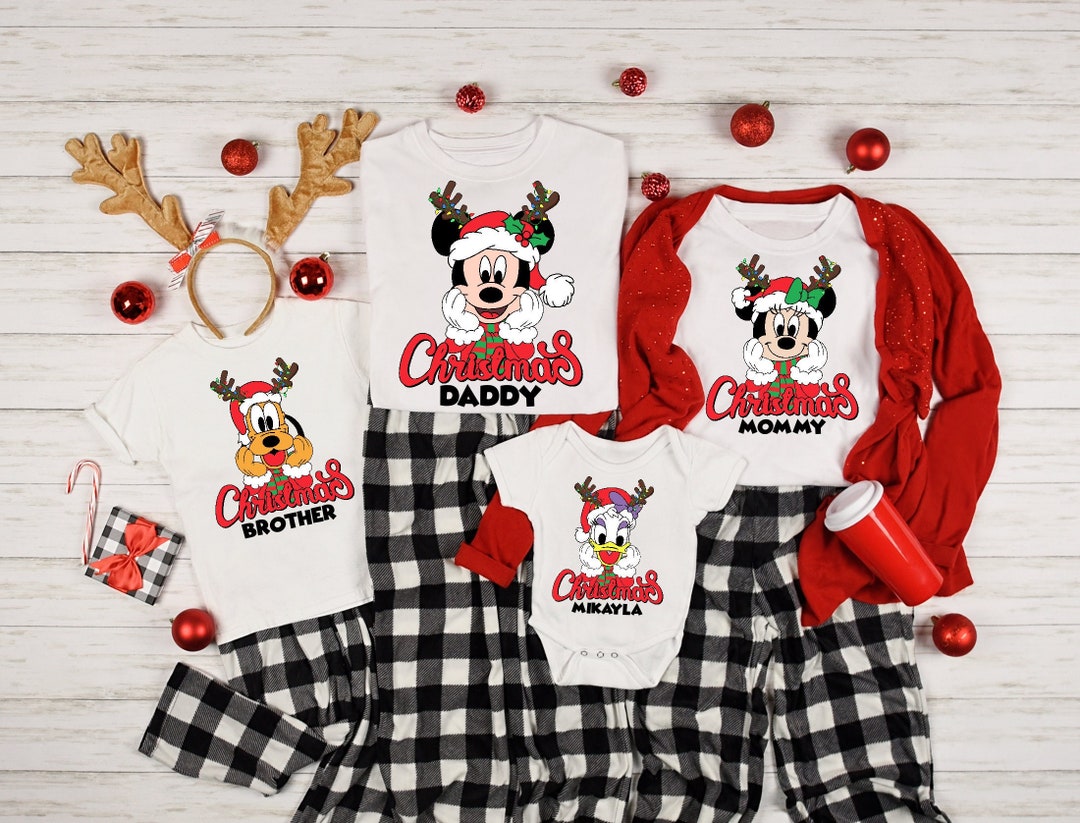 Personalized Disney Crew Shirt, Christmas Squad Shirt, Custom Disney ...