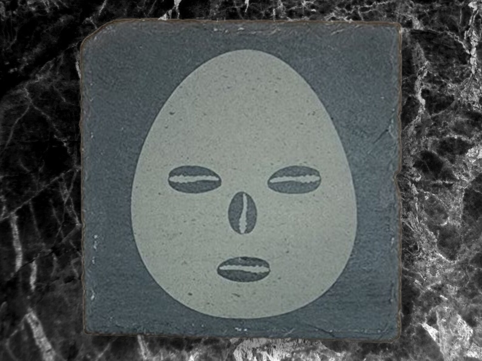 Enchanted Papa Legba Veve Slate Altar Tile Voodoo Deity, Gatekeeper ...