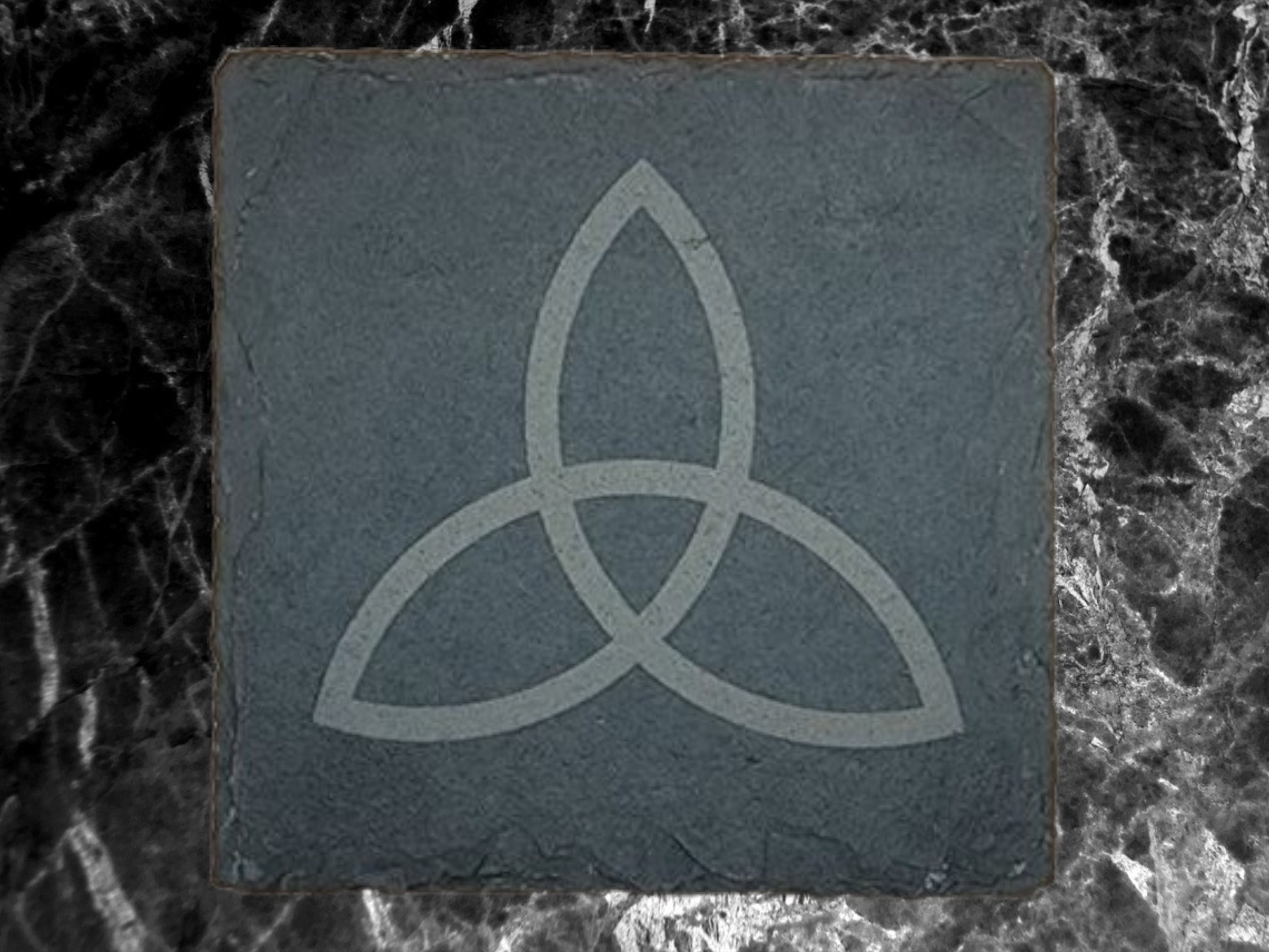 Enchanted Papa Legba Veve Slate Altar Tile Voodoo Deity, Gatekeeper ...