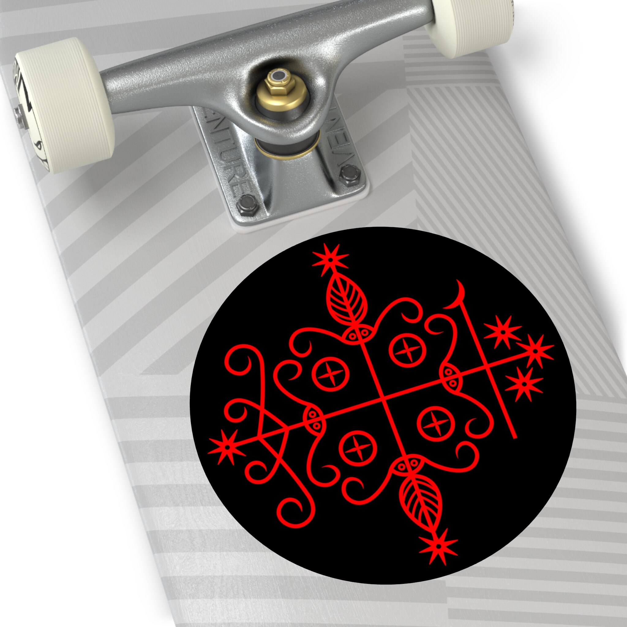 Vinyl Circle Stickers Indoor/outdoor Papa Legba Mystique: Voodoo ...