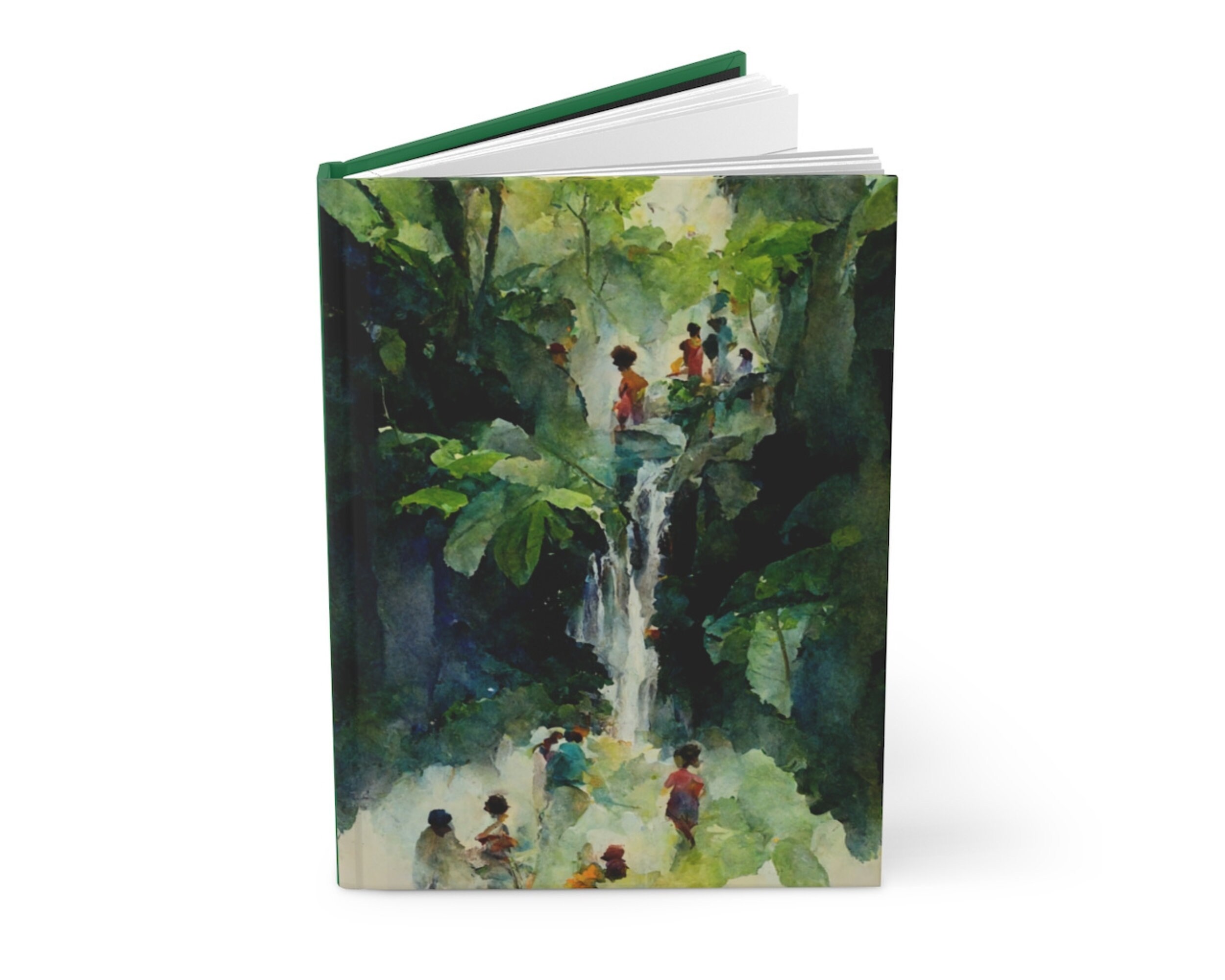 Rainforest Waterfall Journal, Forest Bathing Notebook, Jungle Diary ...