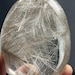 Silver Rutilated Quartz Clear Quartz Egg, Silver Needle Crystal ...