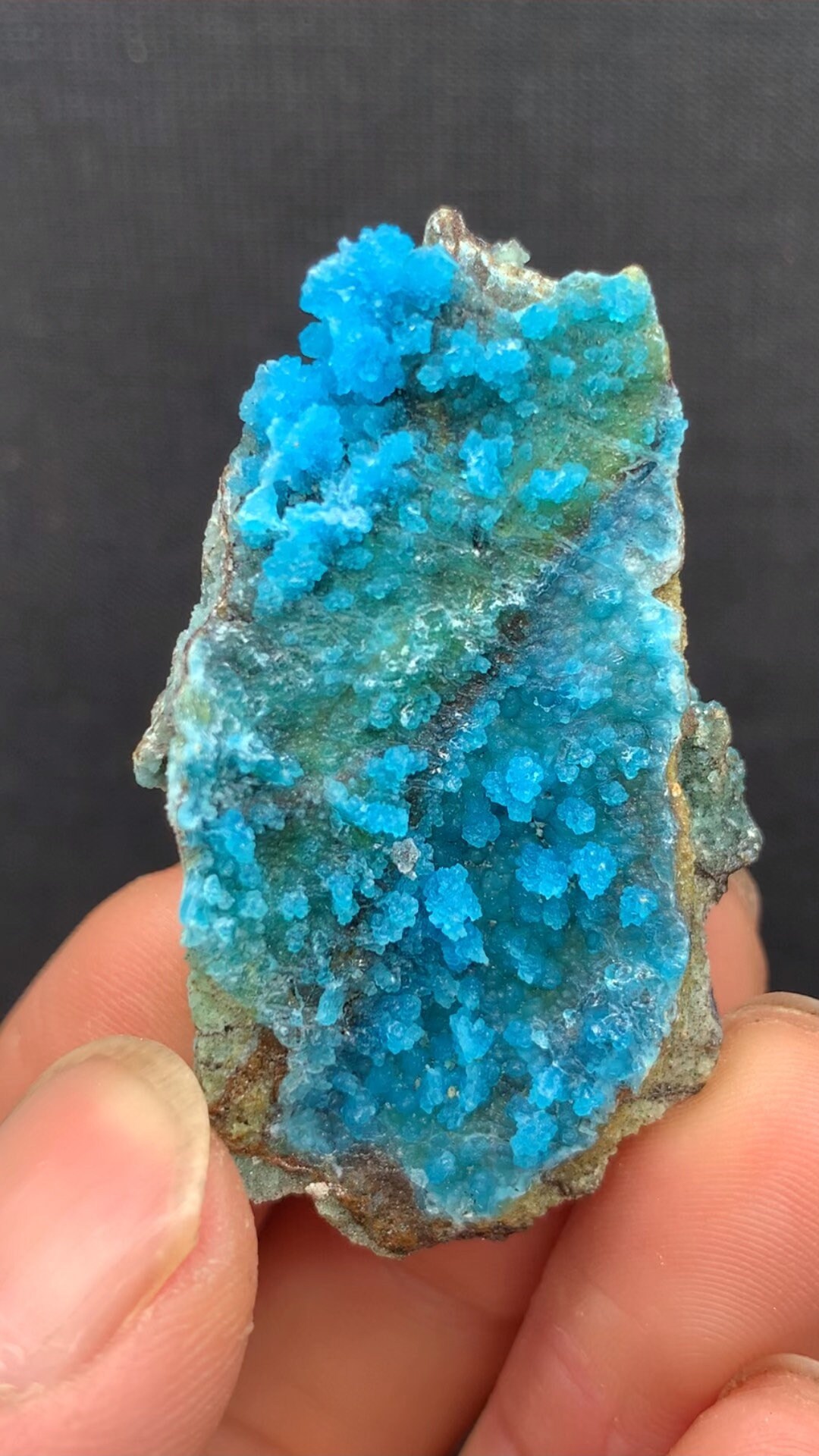 Beautiful Blue Botryoidal Gibbsite Mineral Specimen From Hunan, China ...