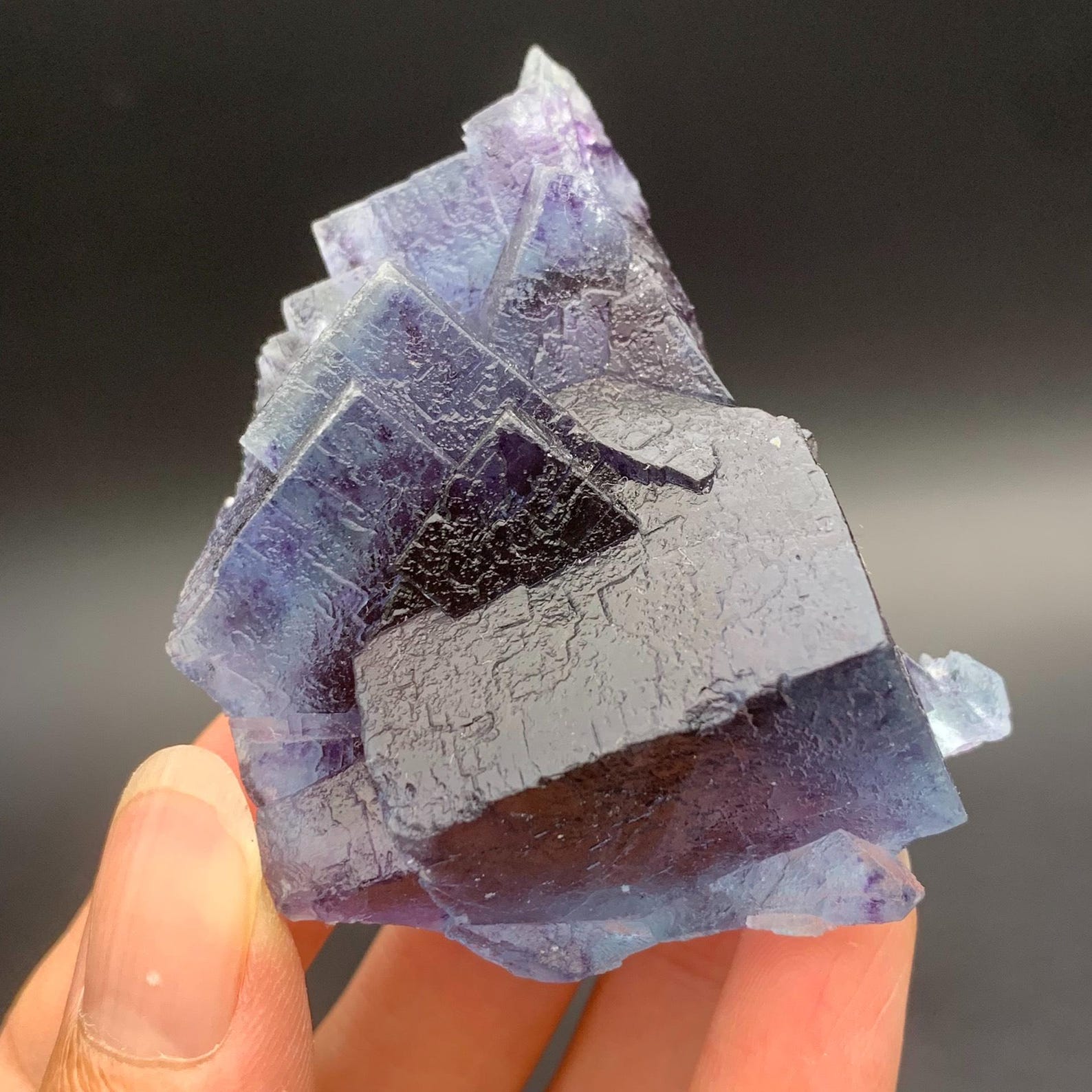 Beautiful Inner Mongolia Phantom Fluorite Crystal, Yindu Mine Fluorite ...