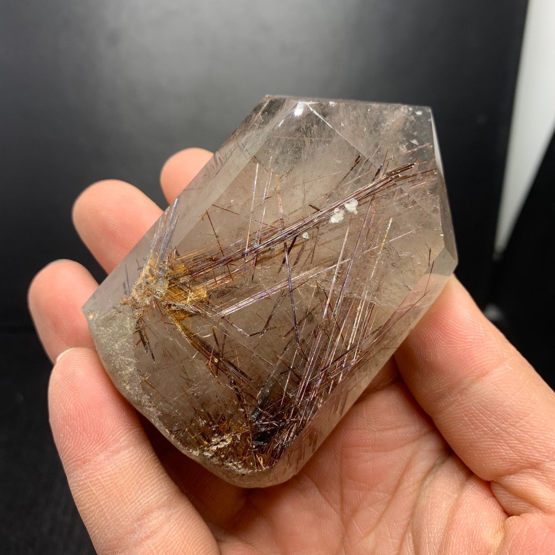 Beautiful Gold Rutilated Tower, Rutile Crystal Tower/gold Needles ...
