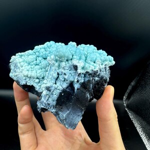 Beautiful Blue Botryoidal Gibbsite Mineral Specimen From Yunnan, China ...