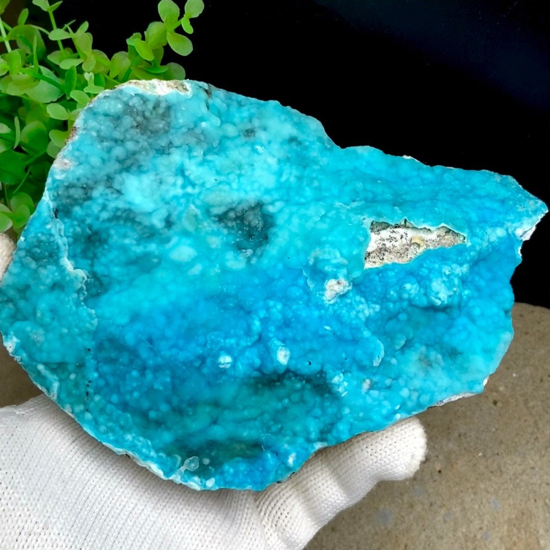 Beautiful Blue Hemimorphite, Beautiful Quality Raw Hemimorphite, Throat ...