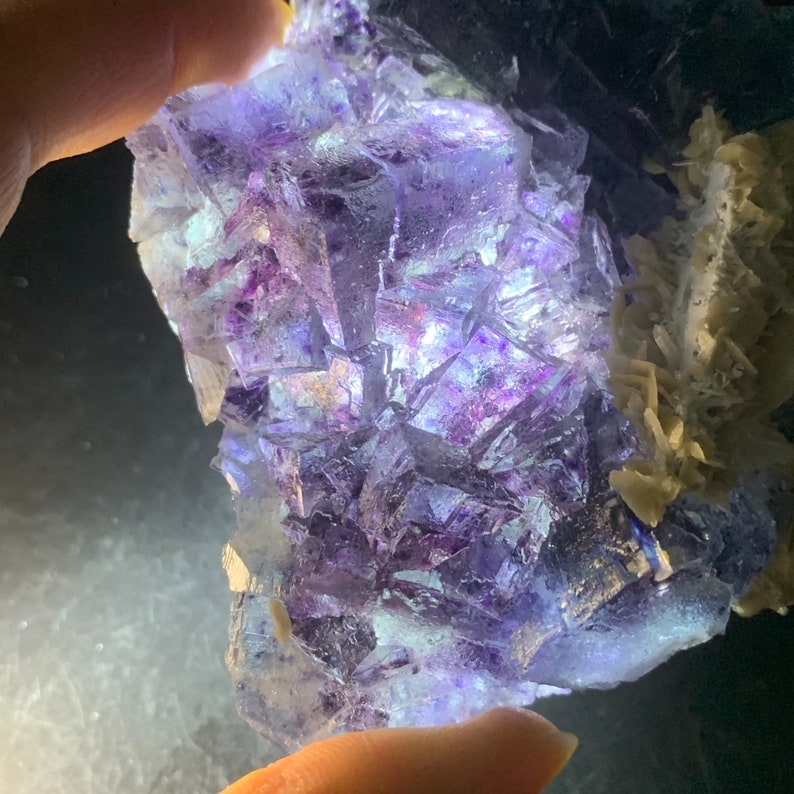 Inner Mongolia Phantom Fluorite Crystal, Yindu Mine Fluorite Mineral ...
