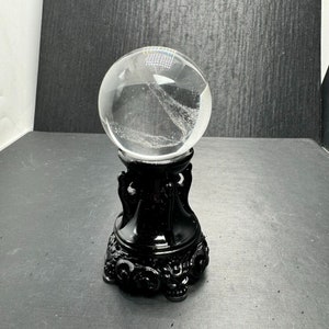 Beautiful 45mm White Phantom Inclusion Sphere, Clear Quartz Garden ...