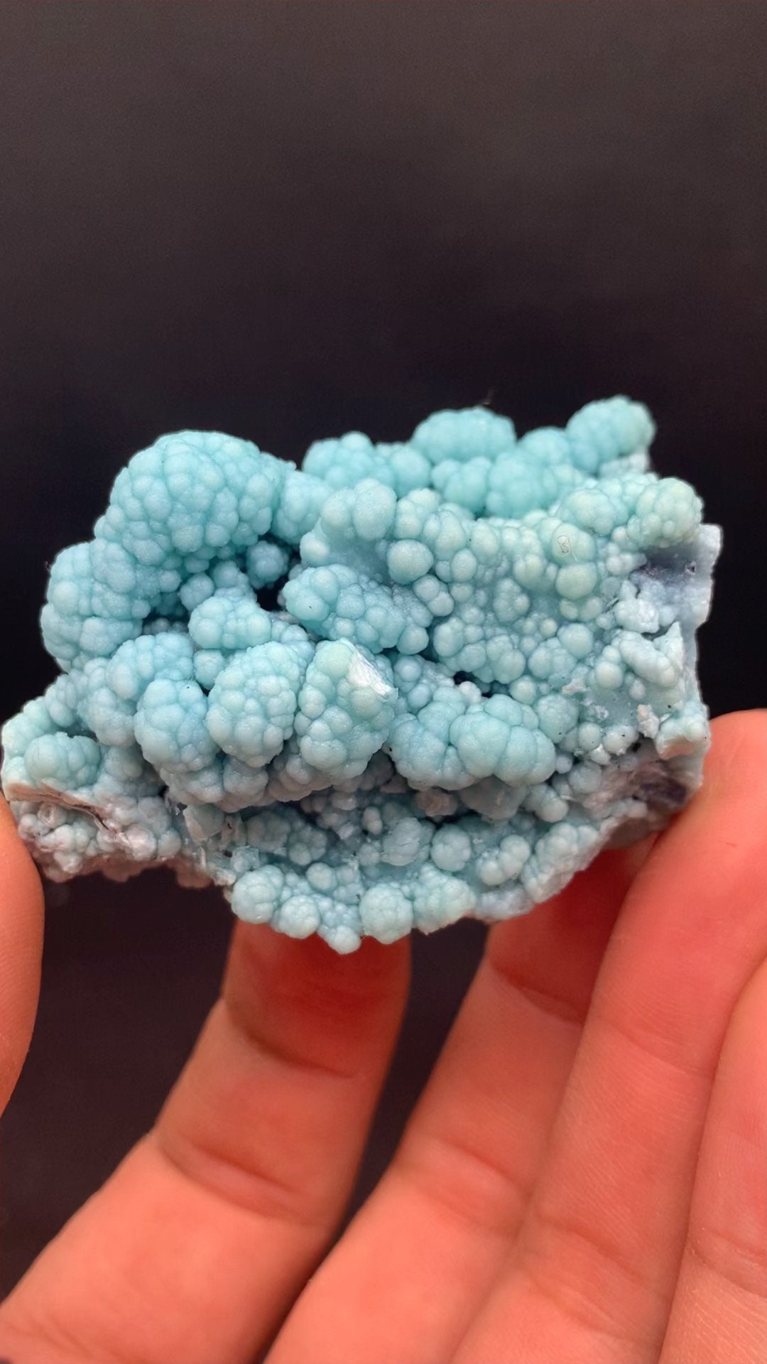 Beautiful Blue Botryoidal Gibbsite Mineral Specimen From Yunnan, China ...
