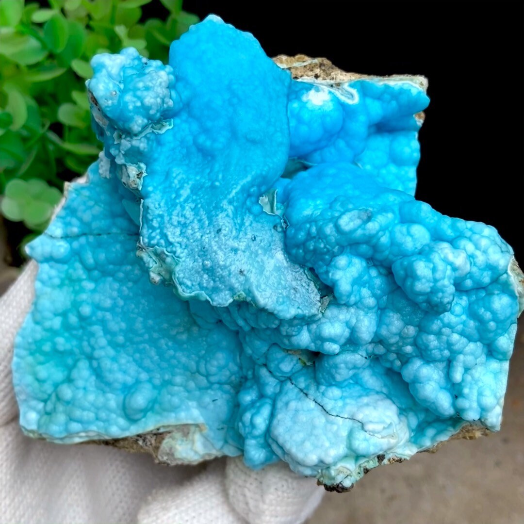 Beautiful Blue Hemimorphite, Beautiful Quality Raw Hemimorphite, Throat ...