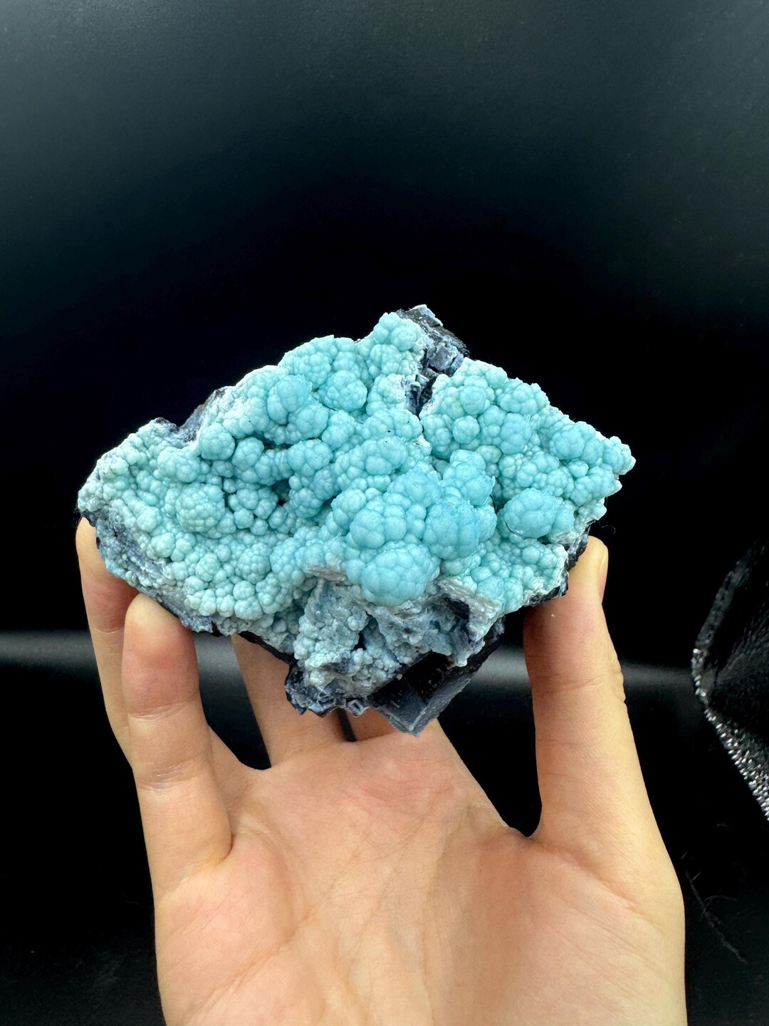 Beautiful Blue Botryoidal Gibbsite Mineral Specimen From Yunnan, China ...
