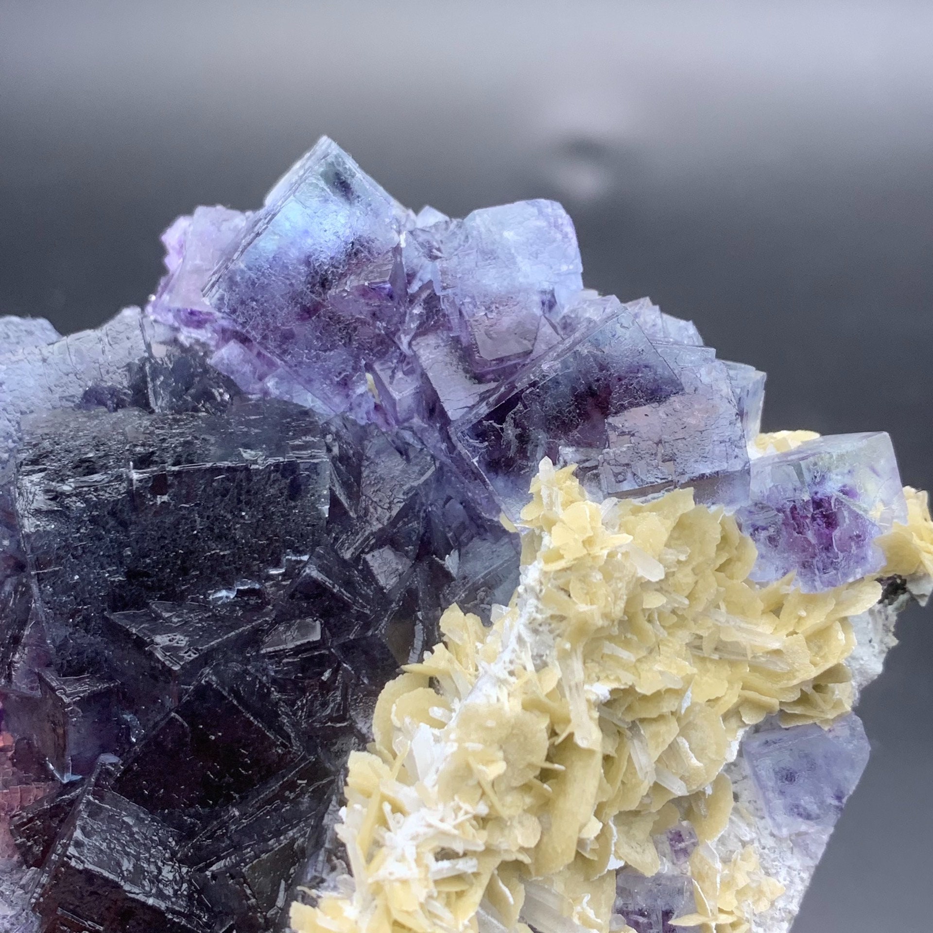 Inner Mongolia Phantom Fluorite Crystal, Yindu Mine Fluorite Mineral ...