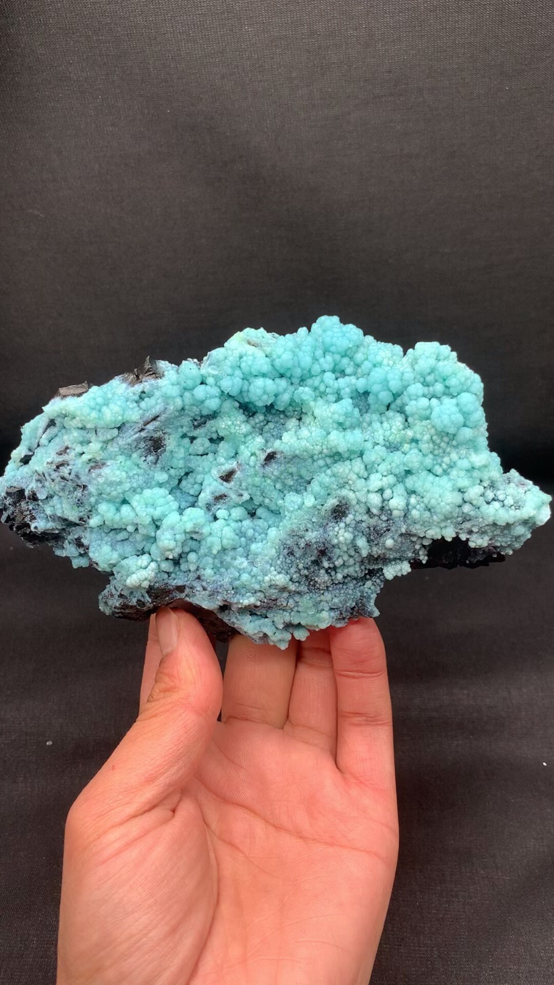Beautiful Blue Botryoidal Gibbsite Mineral Specimen From Yunnan, China ...