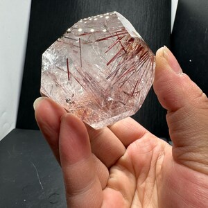Beautiful Clear Quartz Freeform With Copper Rutiles, Rutilated Clear ...