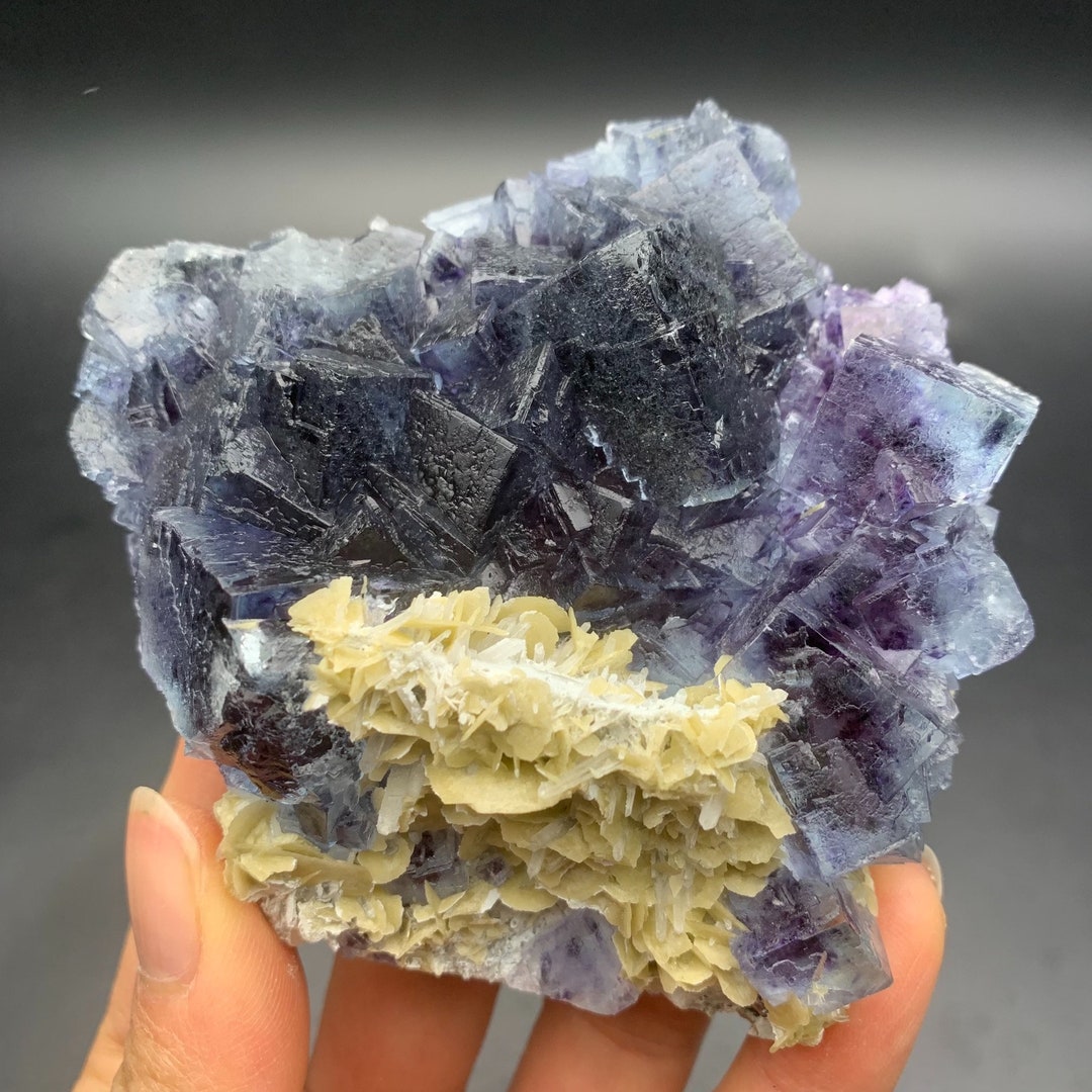 Beautiful Inner Mongolia Phantom Fluorite Crystal, Yindu Mine Fluorite ...