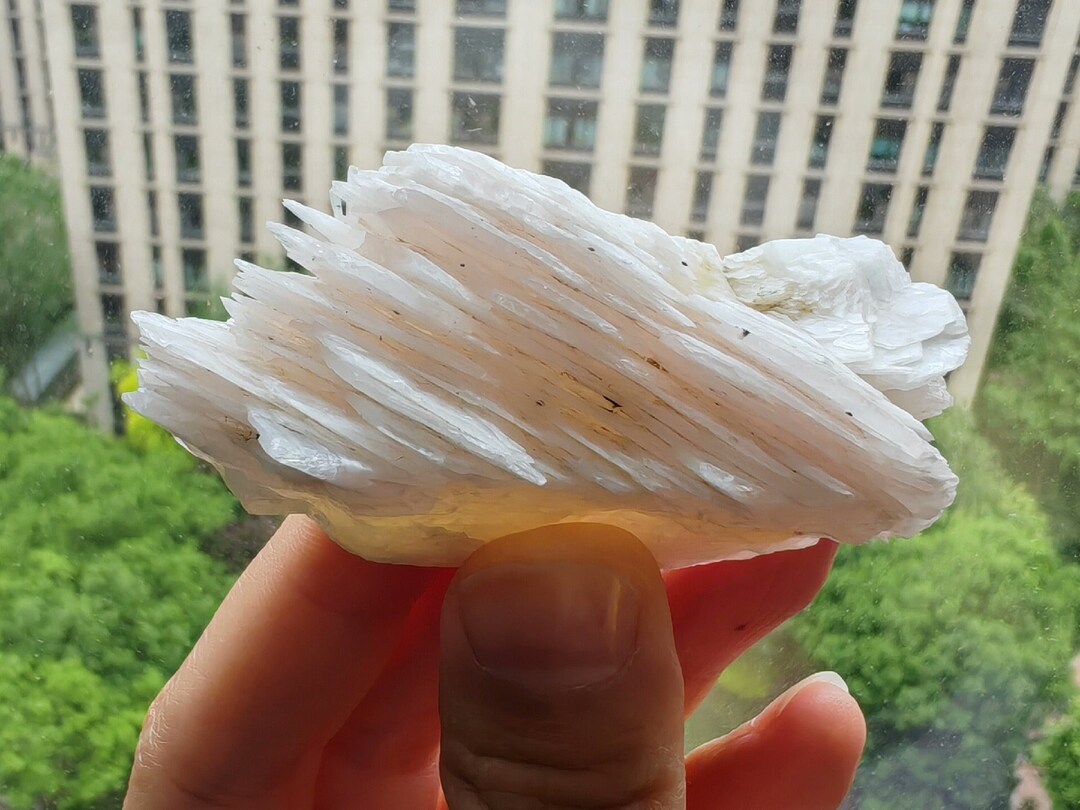 Beautiful Flaky Pink Calcite From Fujian, China, White Barite Bladder ...