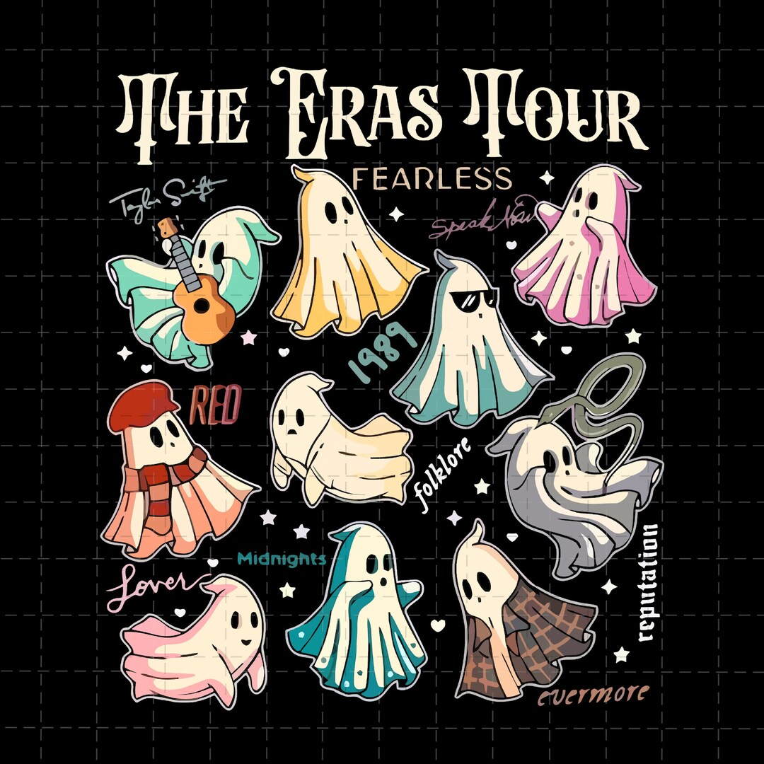 The Eras Tour Ghost Png Taylor Digital Png Taylor Halloween - Etsy
