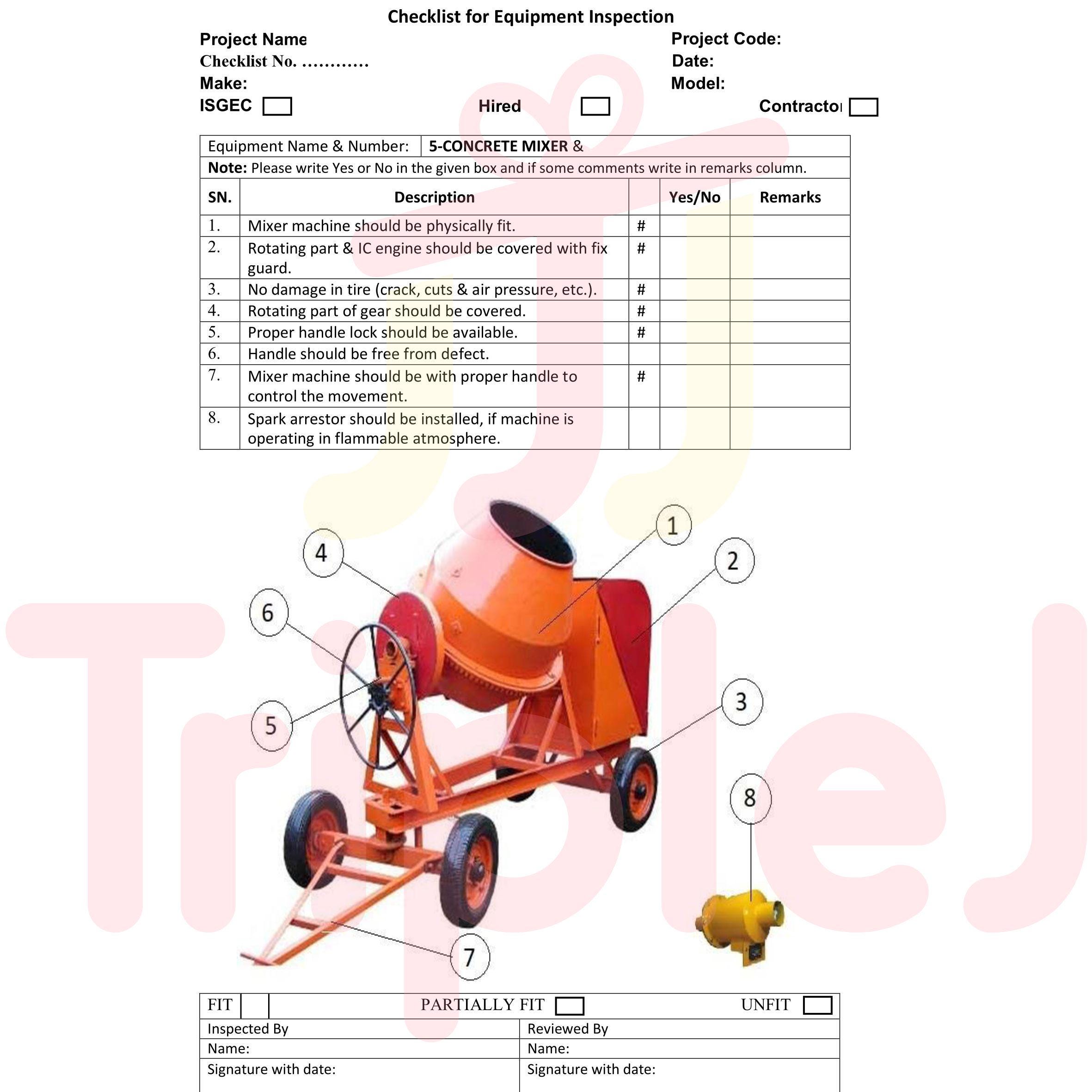 43 Checklist Preventive Maintenance Formats Editable Inspection Format ...