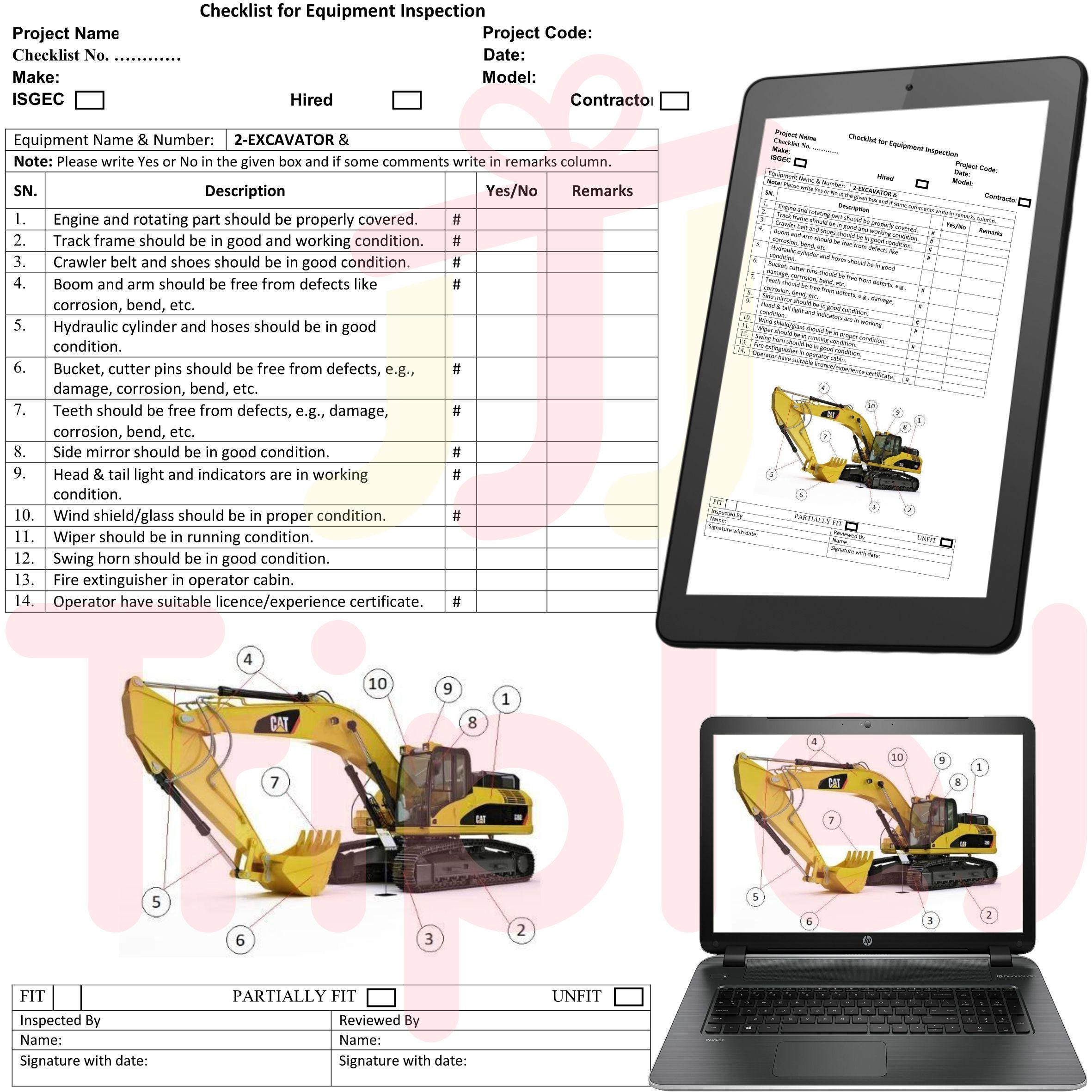 43 Checklist Preventive Maintenance Formats Editable Inspection Format ...
