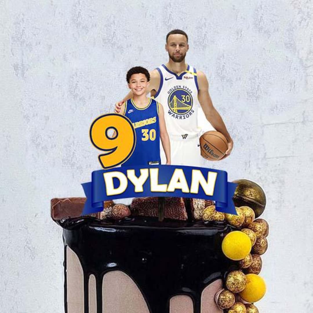 Steph Curry Cake Topper | Basketball Cake Topper | Kids Cake Topper ...