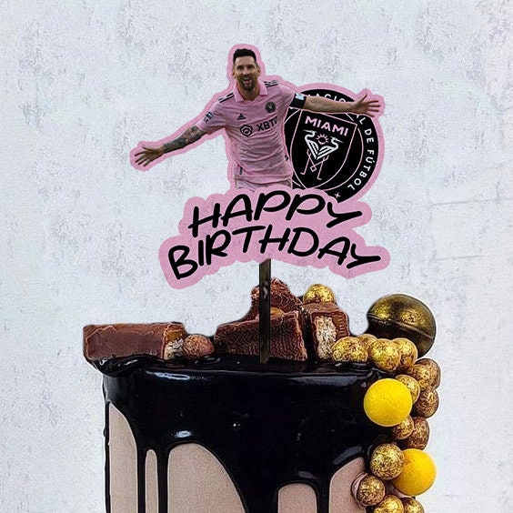 MESSI CAKE Topper - Etsy
