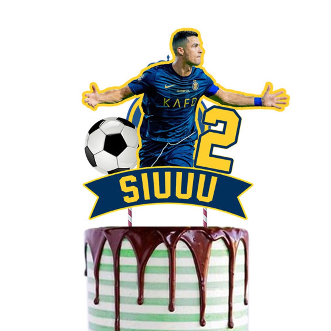 RONALDO CAKE Topper - Etsy