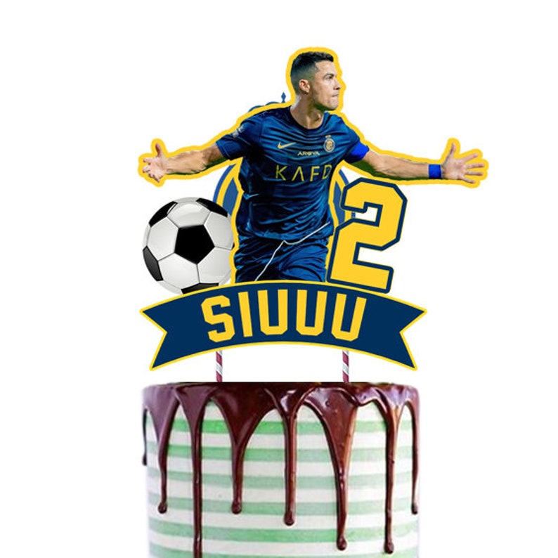 RONALDO CAKE Topper - Etsy