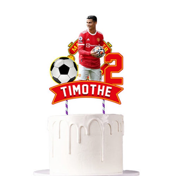 Ronaldo Cupcake Toppers Not Digital Etsy