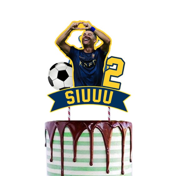 RONALDO CAKE Topper - Etsy