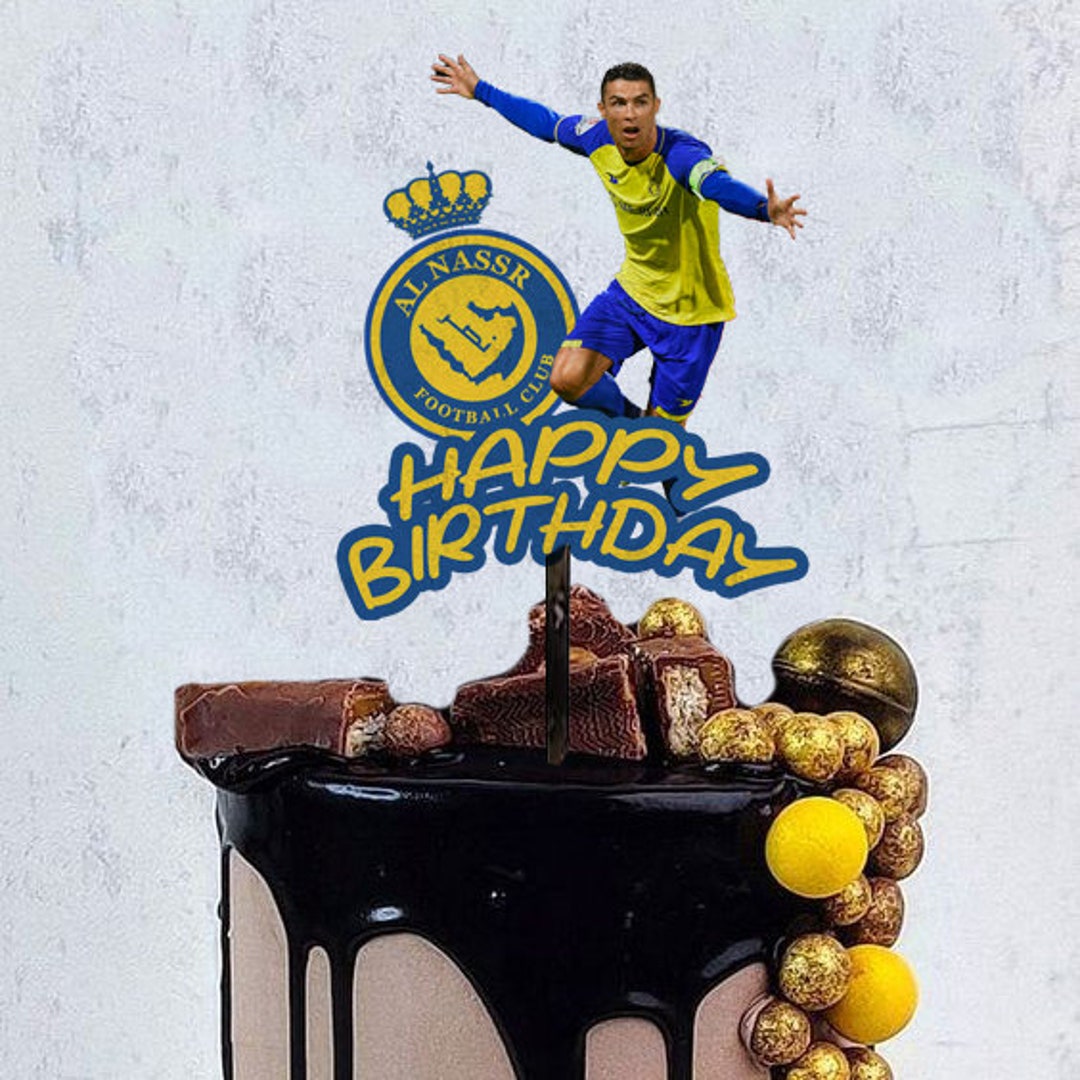 RONALDO CAKE Topper Birthday Party - Etsy