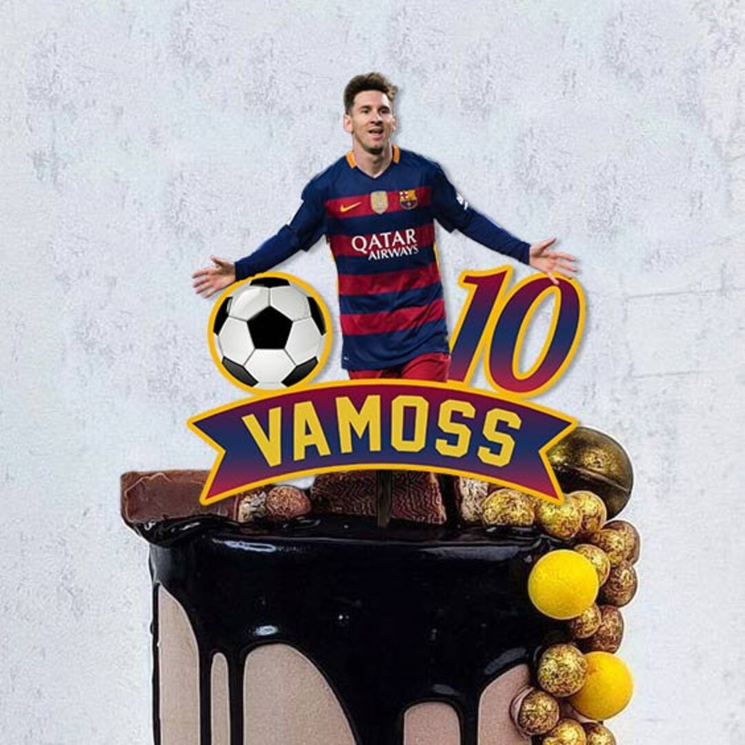 Soccer Cake Topper | Messi Cake Topper | Birthday Party - Etsy