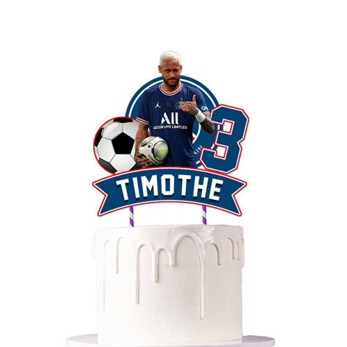 Neymar Cake Topper Birthday Party - Etsy