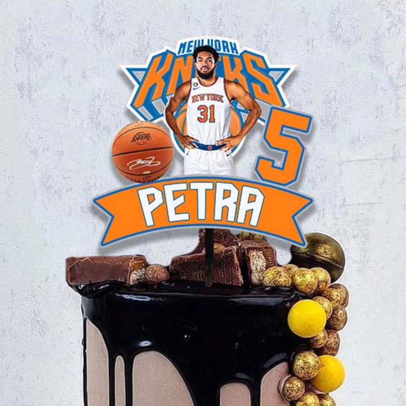 Personalized Basketball Cake Topper | Birthday Party (digital Download ...