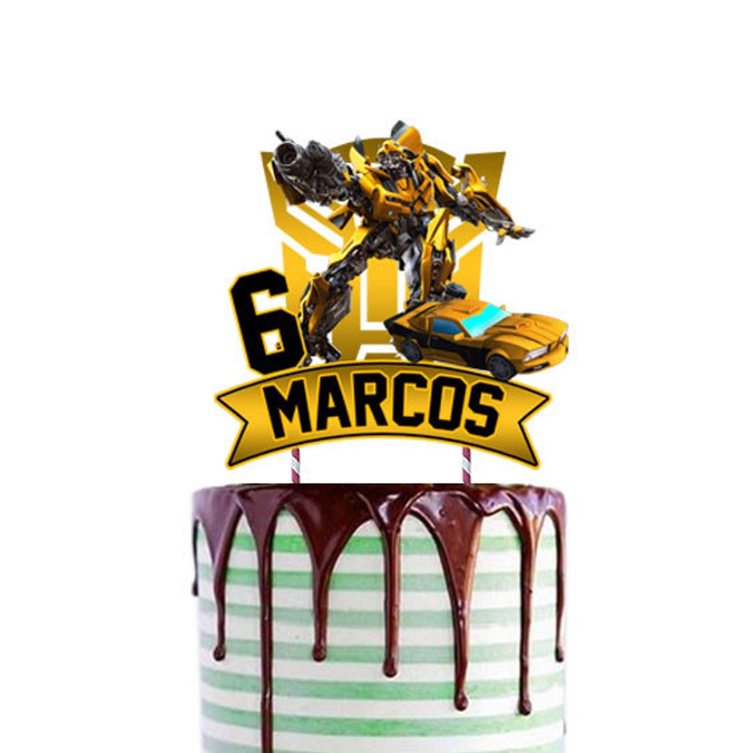 DIGITAL BUMBLEBEE CAKE Topper - Etsy