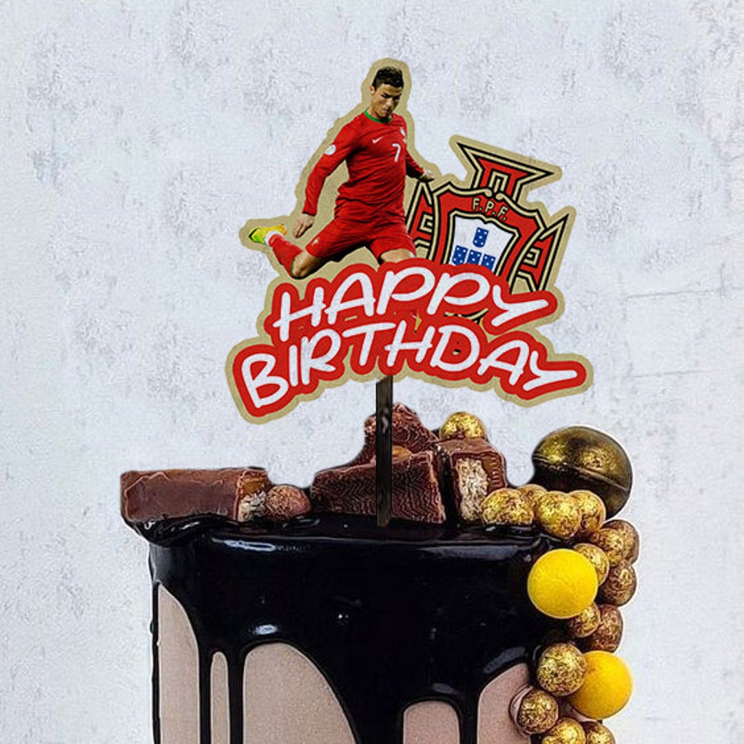 RONALDO CAKE Topper - Etsy