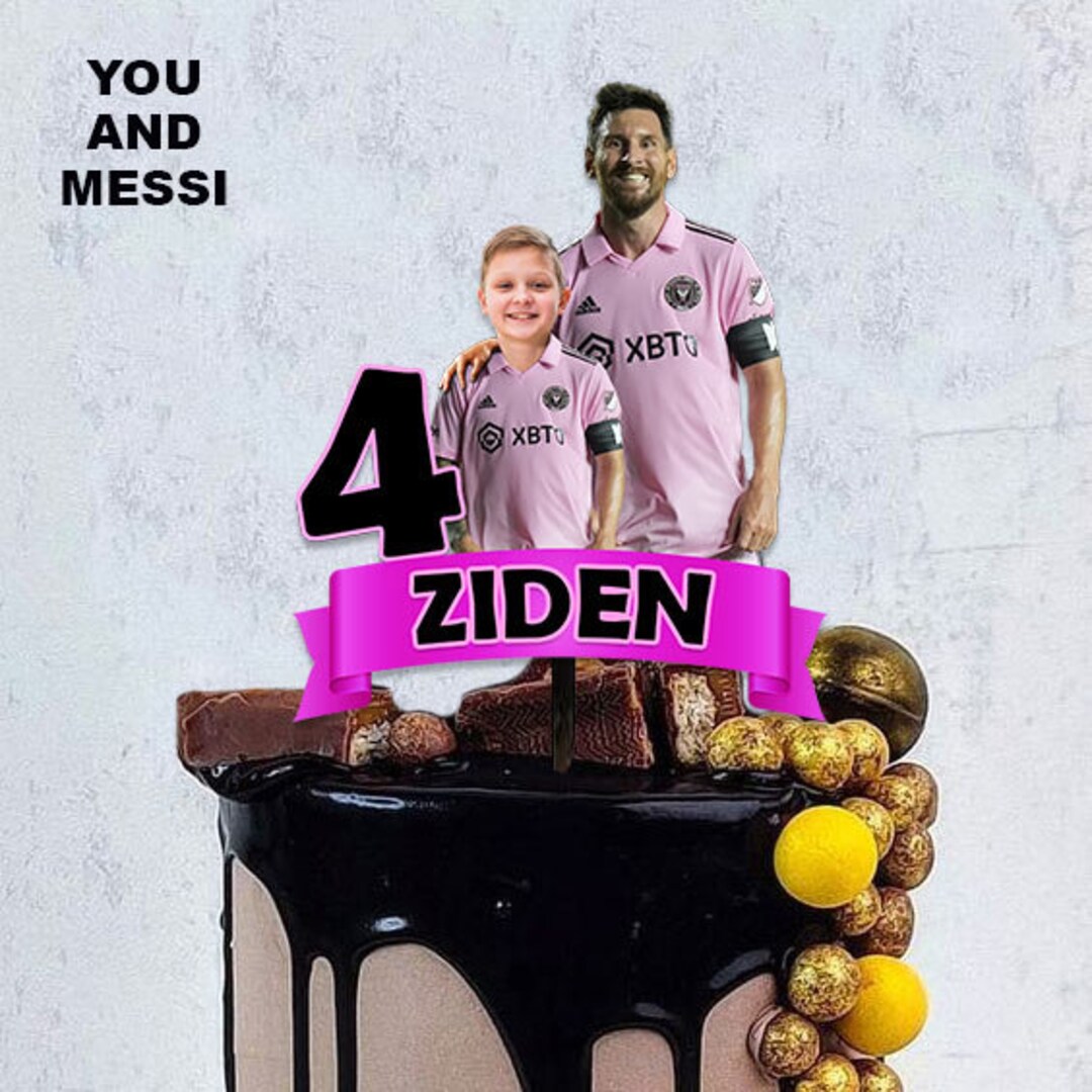 Messi Cake Topper - Etsy
