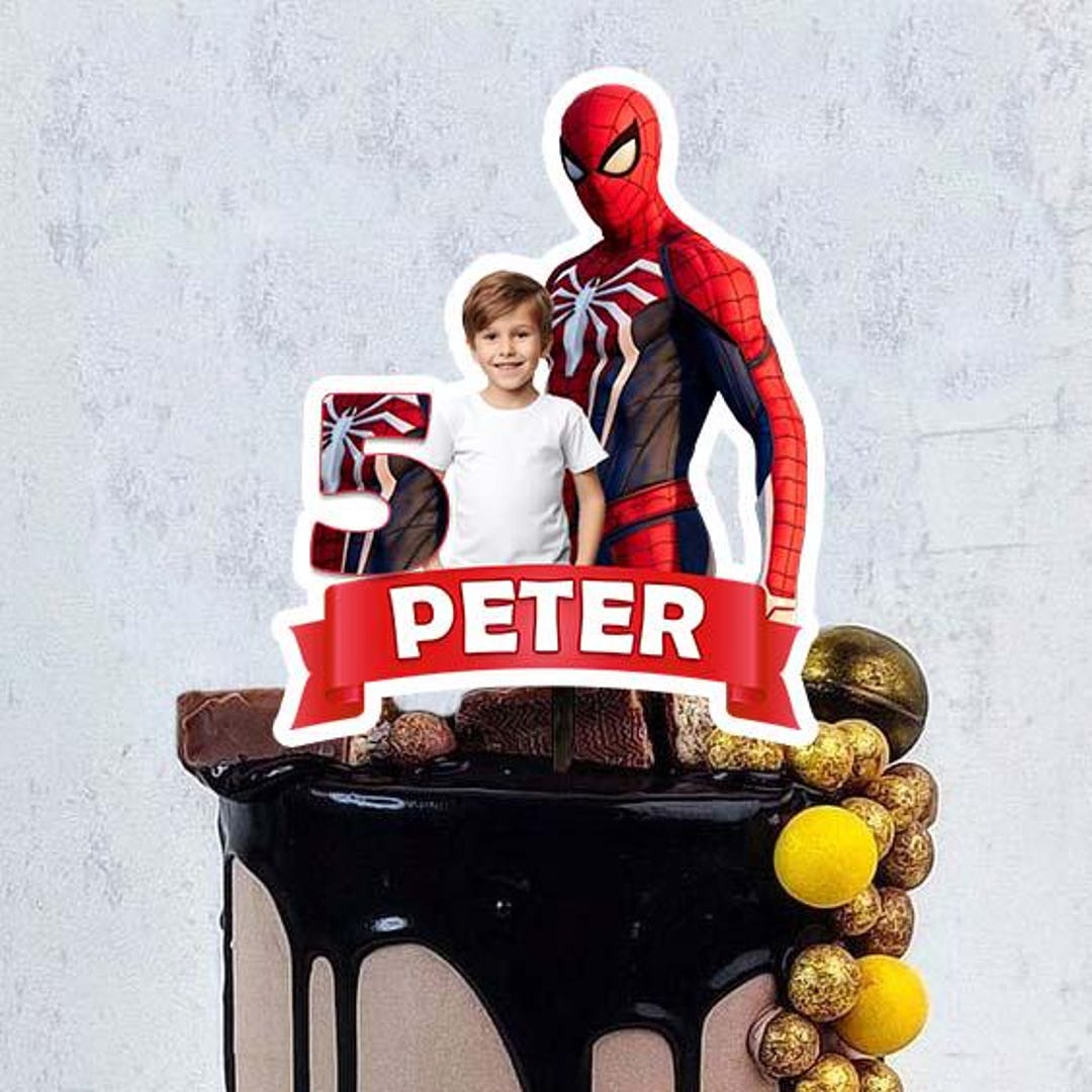 Spiderman Cake Topper - Etsy
