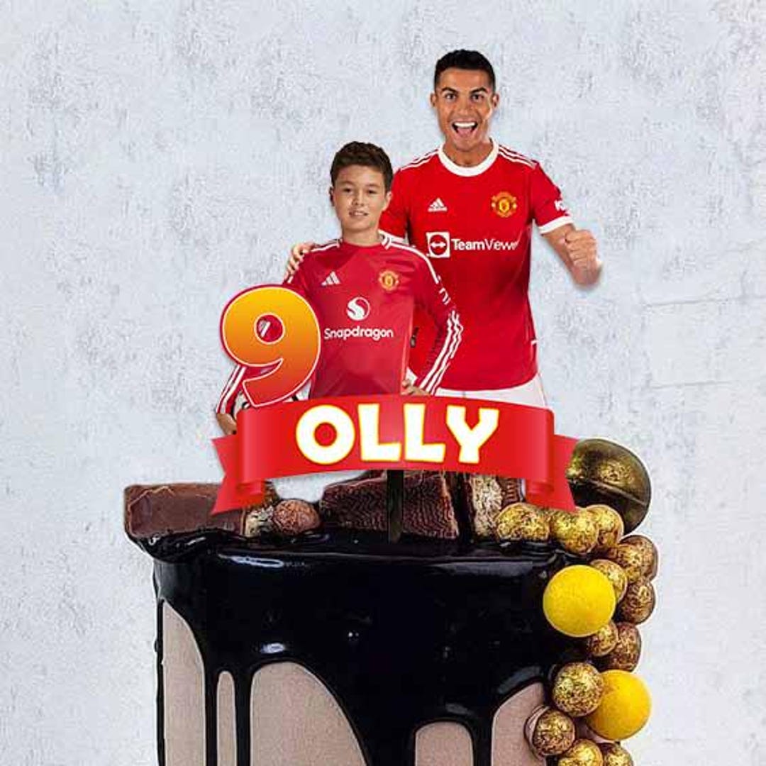 Ronaldo Cake Topper | Digital Ronaldo Cake Topper - Etsy