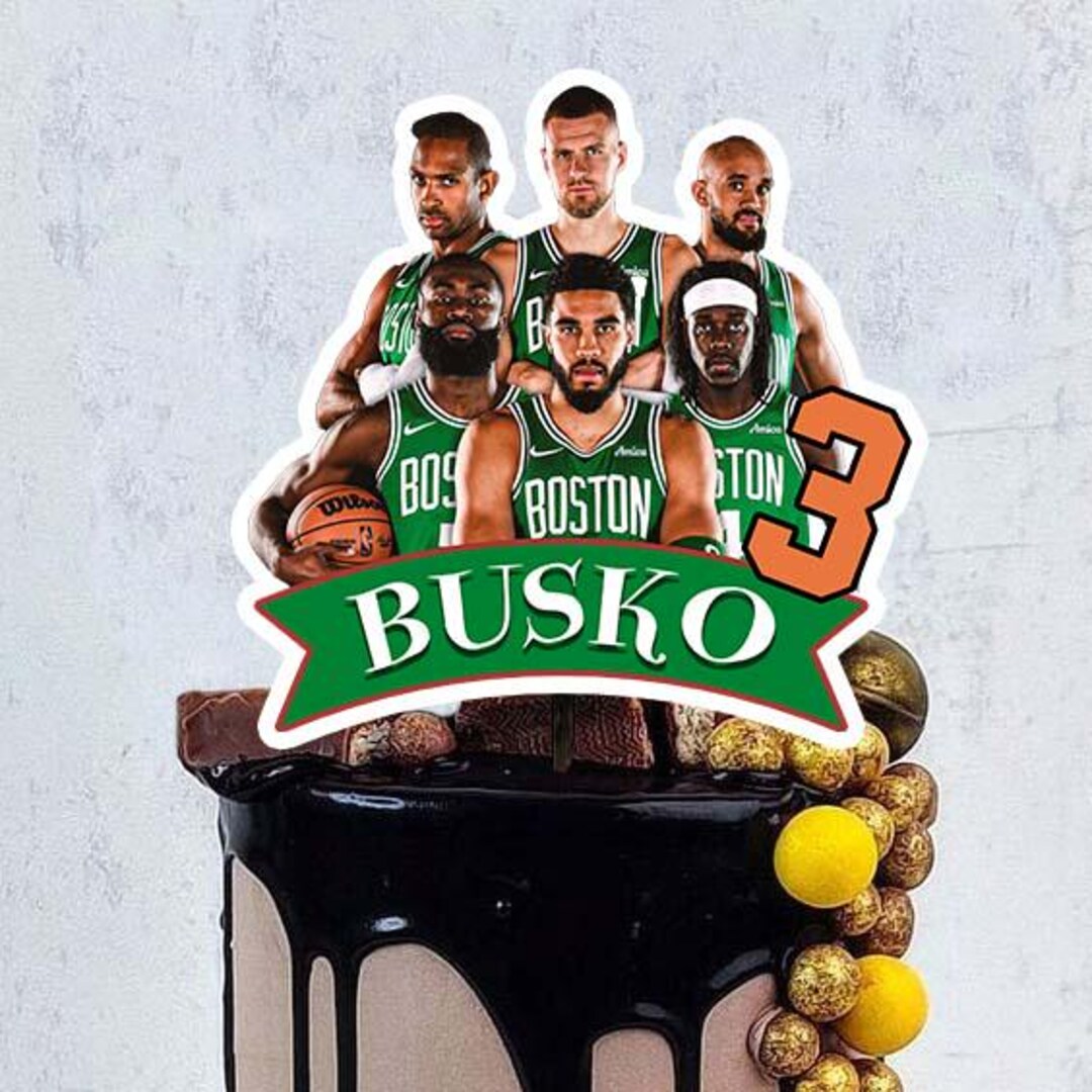 Boston Cake Topper | Basketball Cake Topper - Etsy