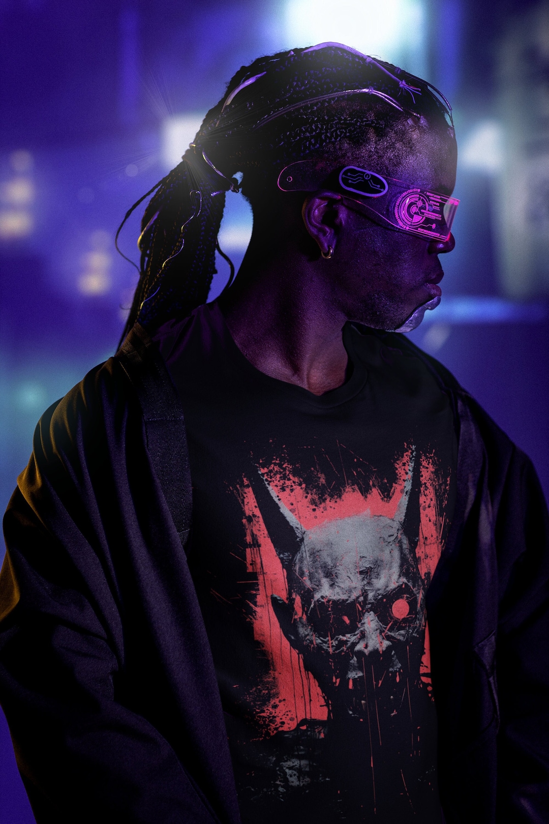 Weirdcore Demon T-shirt | Vaporwave Devil Aesthetic | Trippy Alt ...