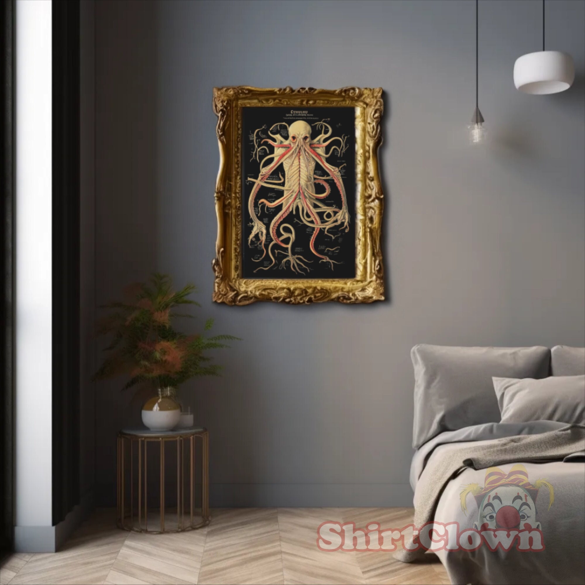 Cthulhu Arcane Anatomy Art Print | HP Lovecraft Poster | Gift | Artwork ...