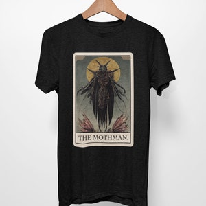 The Mothman Tarot Card Shirt Cryptid Tee Cryptozoology T-shirt - Etsy