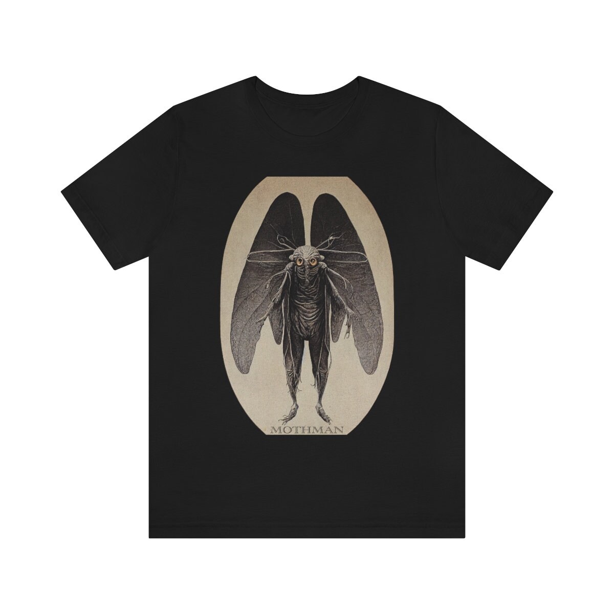 The Mothman T-shirt Cryptid Tee Shirt Cryptozoology Shirt - Etsy