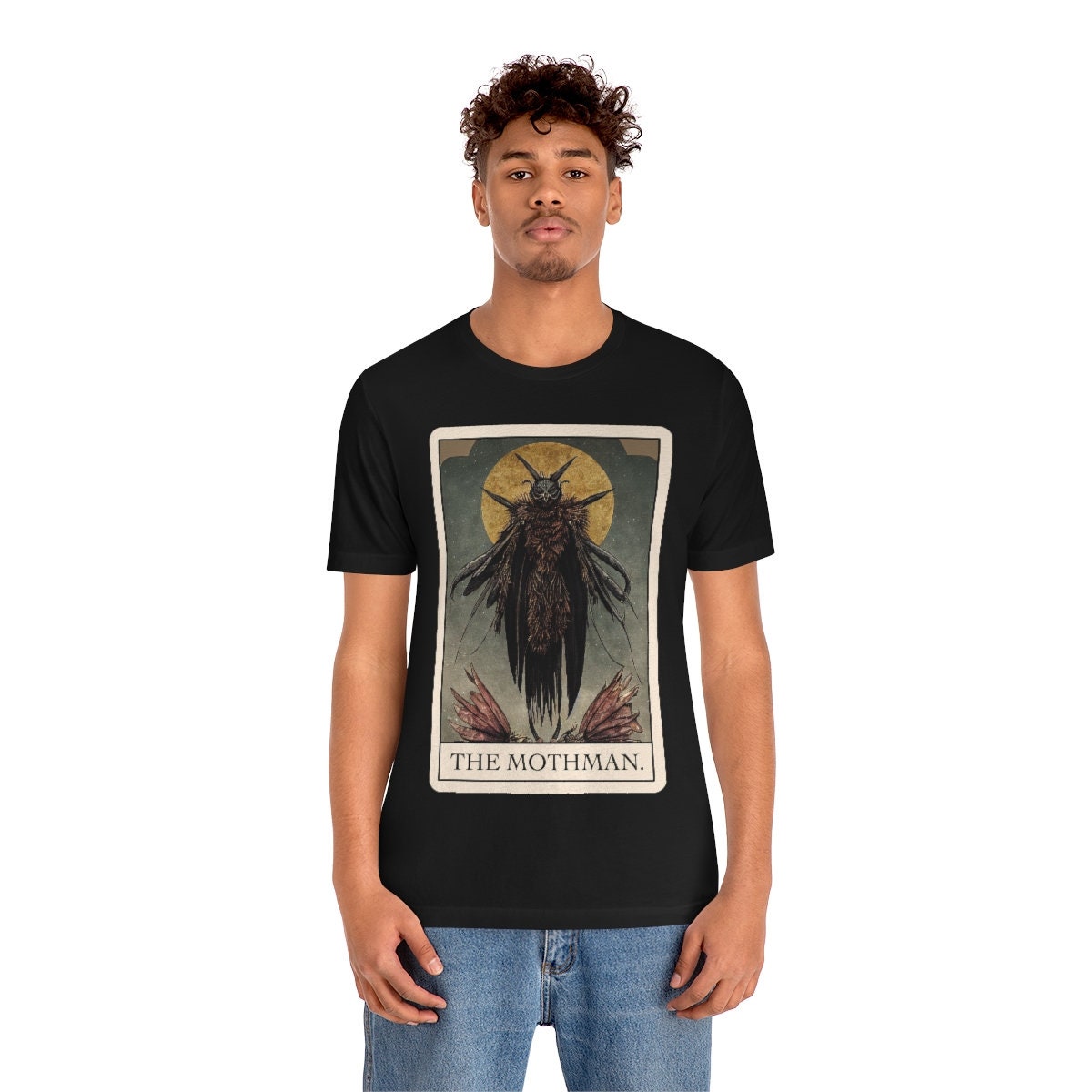 The Mothman Tarot Card Shirt Cryptid Tee Cryptozoology T-shirt - Etsy